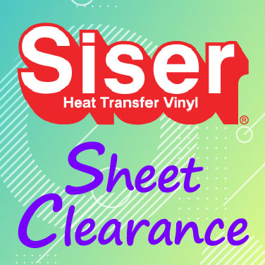 Siser Sheet Clearance *Reduced Price!* – HEAT TRANSFER VINYL 4U