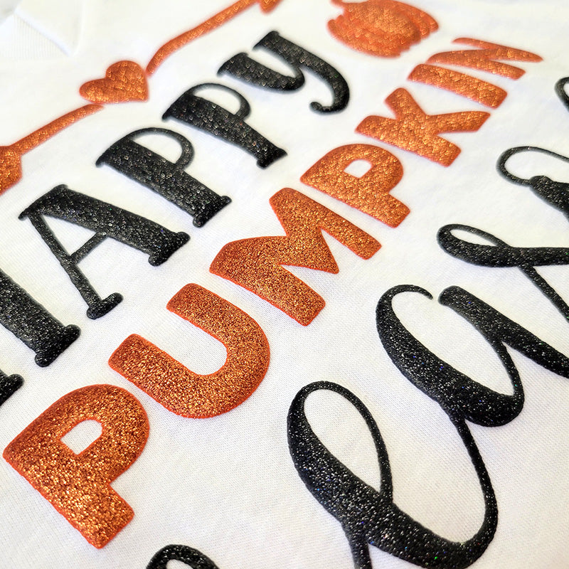 Glitter HTV Vinyl | Sparkle with Glitter Puff Heat Transfer Vinyl ...