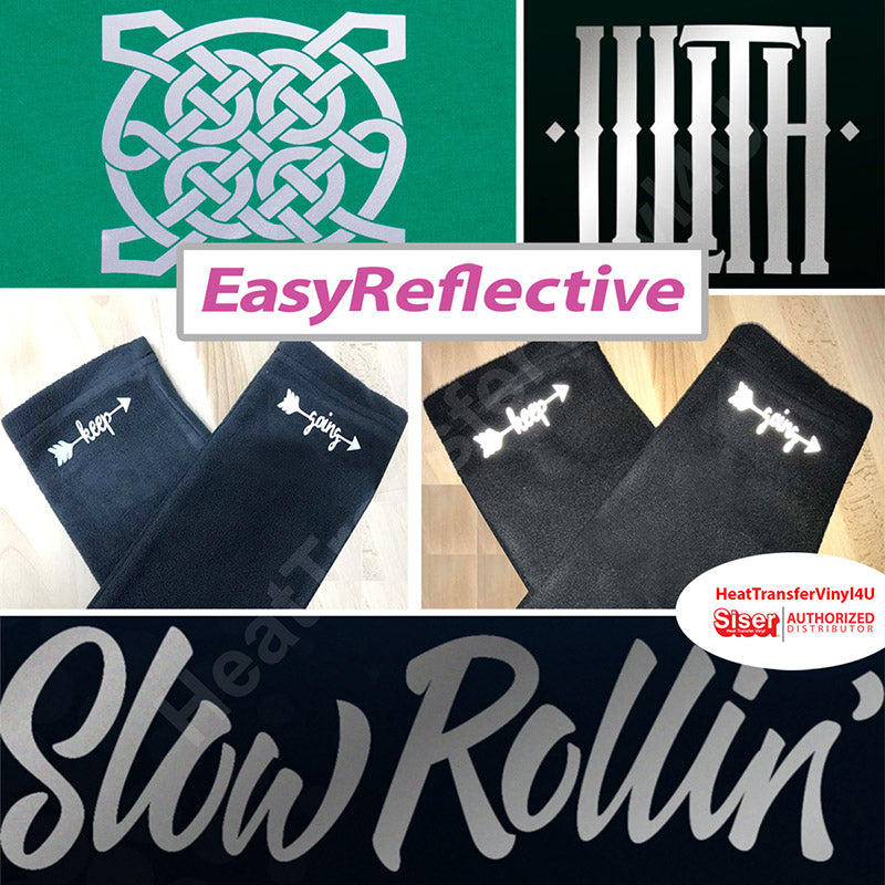Siser EasyReflective Colors 19.68" x 12" Sheet | Heat Transfer Vinyl 4u ...