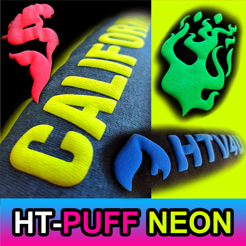 HT-Puff Neon 20" x 12" Sheet | Heat Transfer Vinyl 4u – HEAT TRANSFER ...