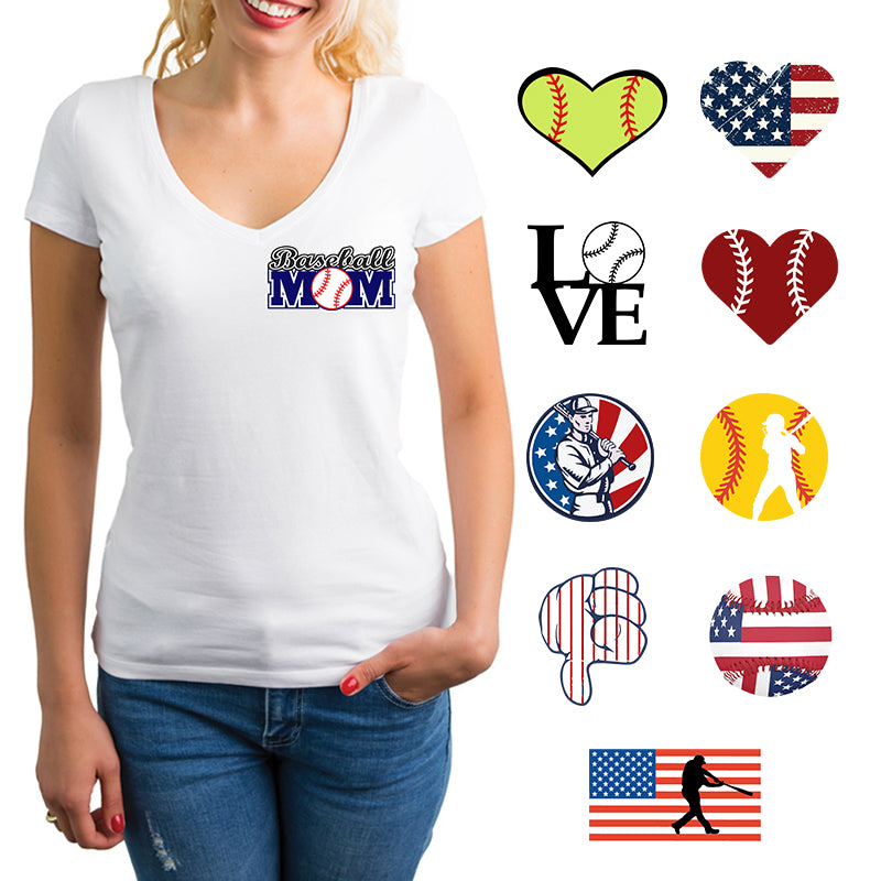 Baseball Theme PAC HTV (4") | Heat Transfer Vinyl 4u – HEAT TRANSFER ...