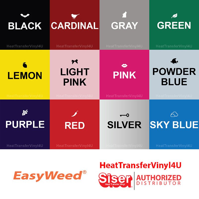 Siser EasyWeed 19" x 12" Sheet (SSG Promotion) | Heat Transfer Vinyl 4 ...