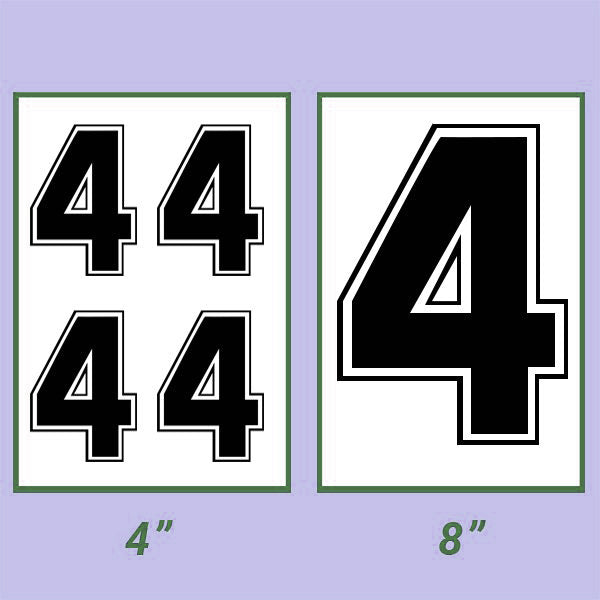 Screen Printed Number HTP | Heat Transfer Vinyl 4u – HEAT TRANSFER VINYL 4U